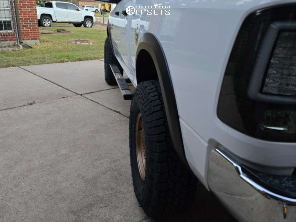 2015 Ram 1500 with 17x8.5 0 Method Mr320 and 37/12.5R17 Falken Wildpeak ...