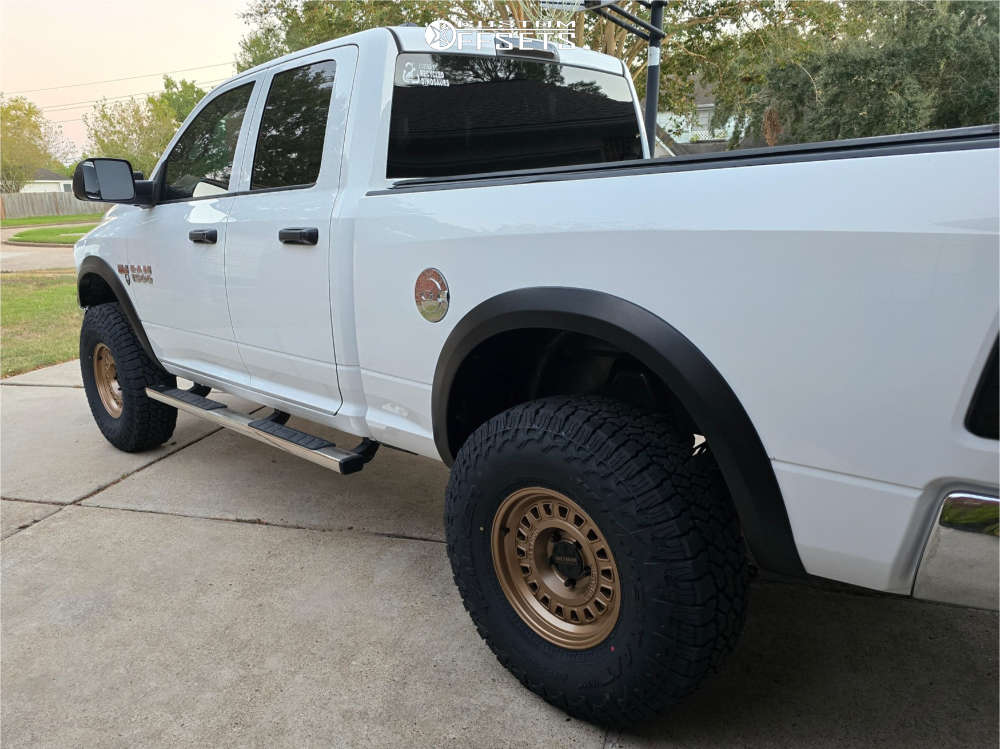 2015 Ram 1500 with 17x8.5 0 Method Mr320 and 37/12.5R17 Falken Wildpeak ...