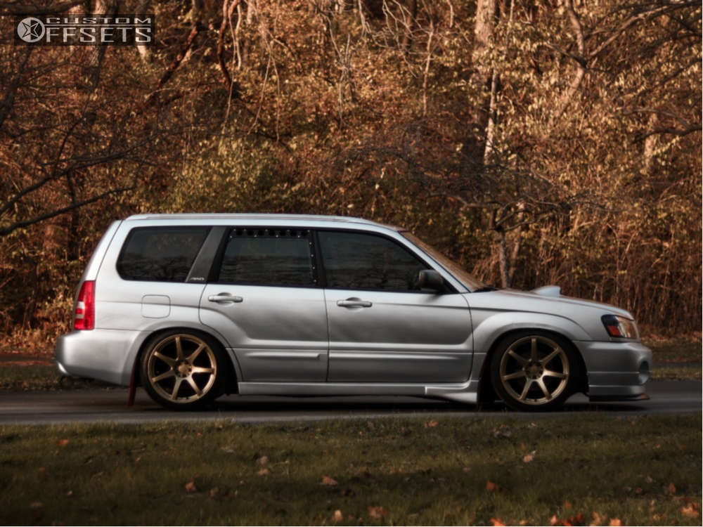 2004 Subaru Forester with 18x9.5 38 Rota Vector Pro and 225/40R18 ...
