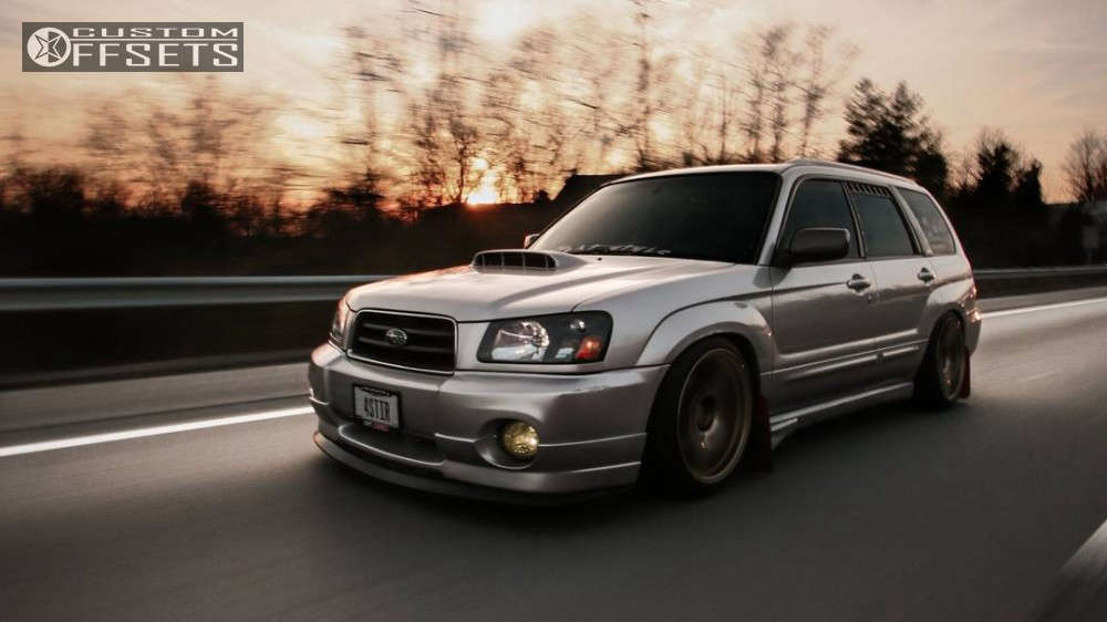2004 Subaru Forester with 18x9.5 38 Rota Vector Pro and 225/40R18 ...
