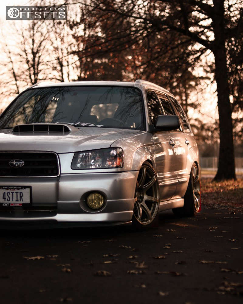 2004 Subaru Forester with 18x9.5 38 Rota Vector Pro and 225/40R18 ...