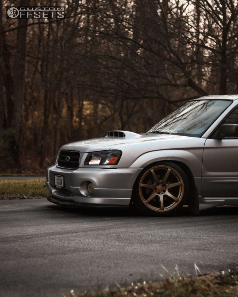 2004 Subaru Forester with 18x9.5 38 Rota Vector Pro and 225/40R18 ...