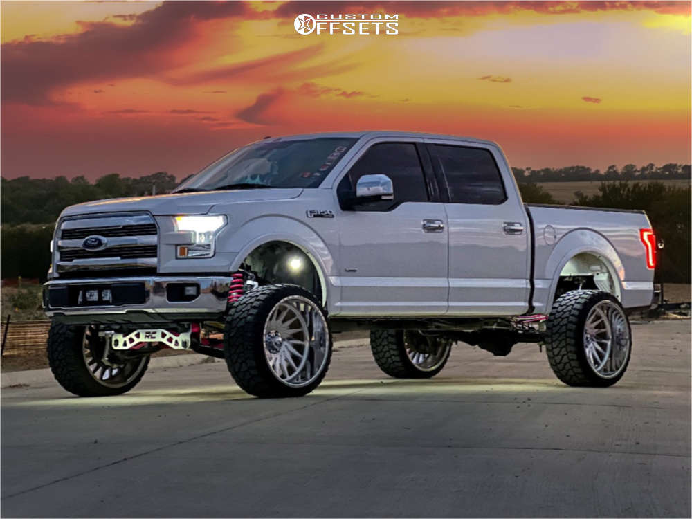 2015 Ford F-150 with 24x14 -90 American Force Morph Cc and 33/14.5R24 ...