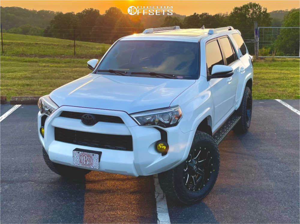 2017 Toyota 4Runner with 18x9 -12 Fuel Maverick and 275/65R18 Falken ...