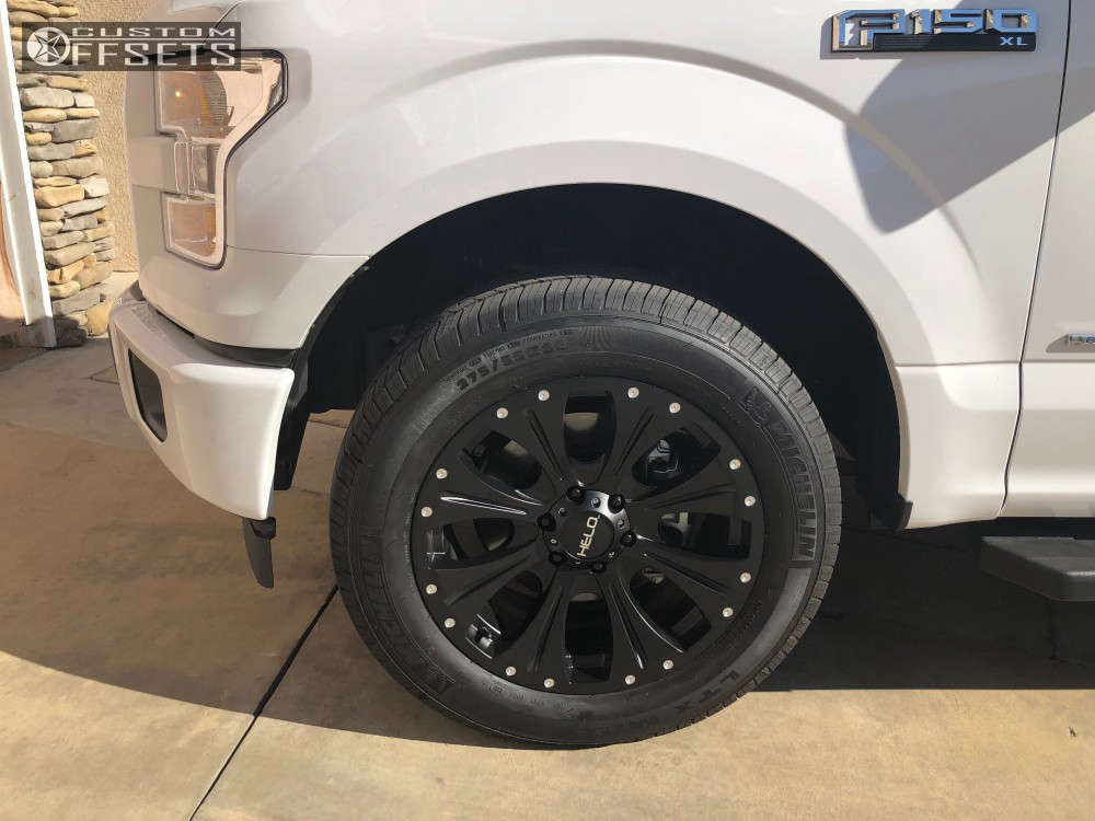 2017 Ford F-150 with 20x9 18 Helo He901 and 275/55R20 Michelin Ltx M/s ...