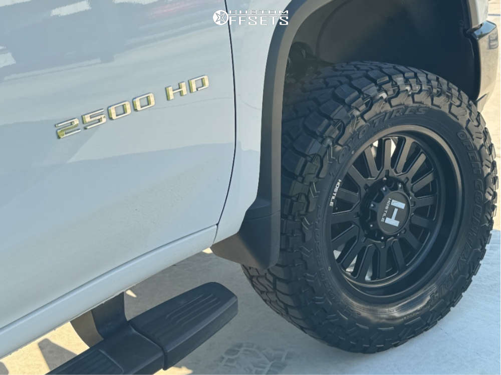 2023 Chevrolet Silverado 2500 HD with 20x9 0 Hostile H127 and 35/12.5R20 Toyo Tires Open Country ...