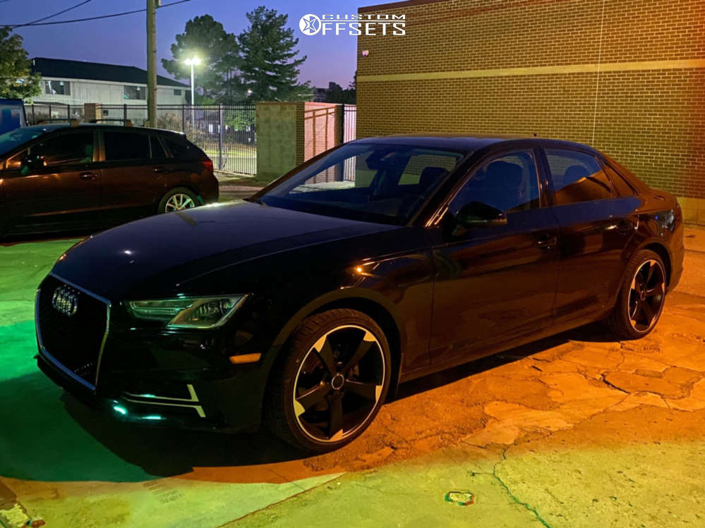 2019 Audi A4 with 19x8.5 35 4Play OE Wheels Au29 and 245/35R19 Lexani ...