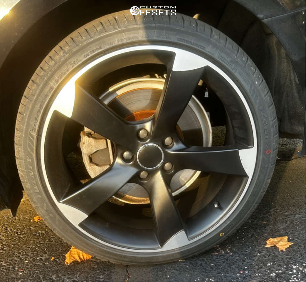 2019 Audi A4 with 19x8.5 35 4Play OE Wheels Au29 and 245/35R19 Lexani ...