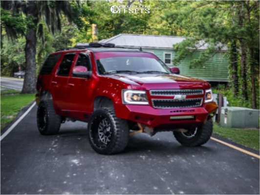 2013 Chevrolet Tahoe with 20x12 -44 K2 Offroad Warrior and 33/12.5R20 ...
