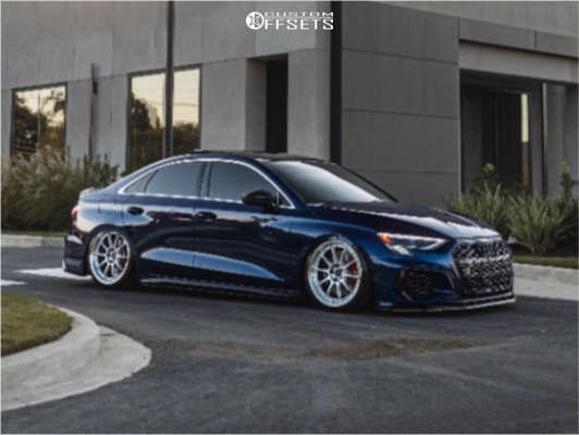 2023 Audi S3 with 19x8.5 30 ESR Cs12 and 235/35R19 Firestone Firehawk ...