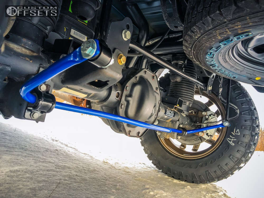 2018 Ram 1500 with 20x10 -24 Grid GD07 and 325/60R20 Goodyear Wrangler ...