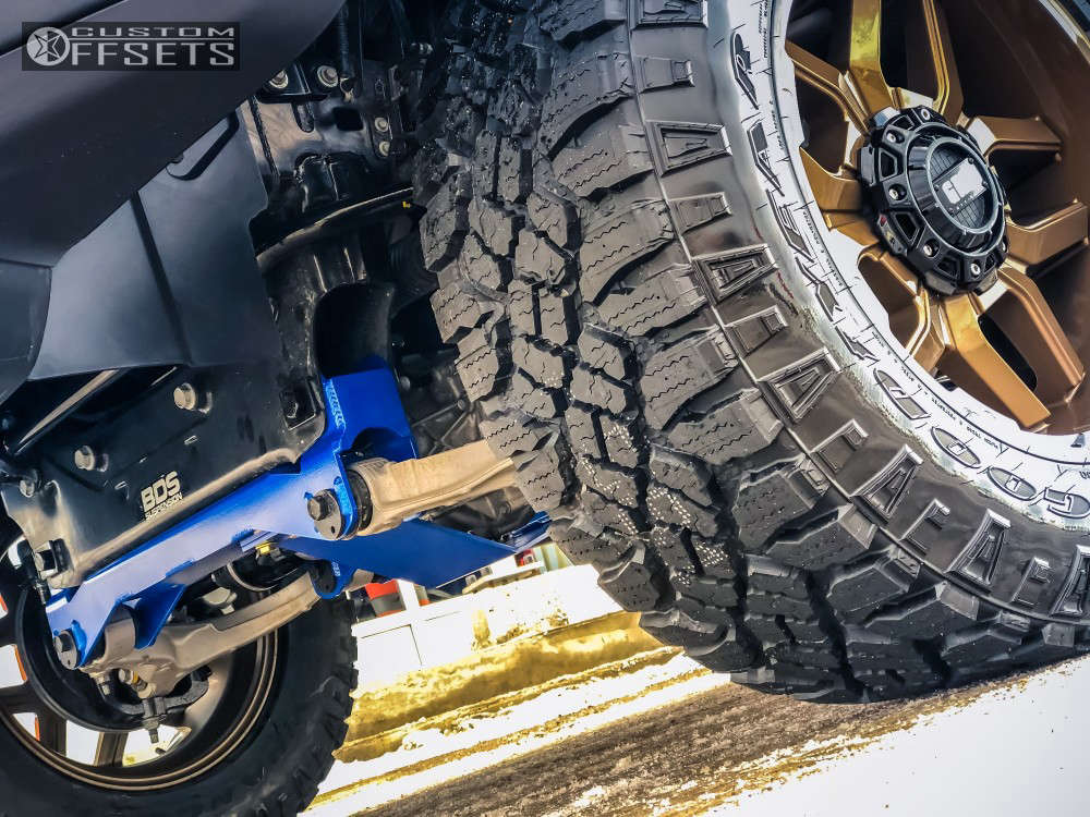 2018 Ram 1500 with 20x10 -24 Grid GD07 and 325/60R20 Goodyear Wrangler ...