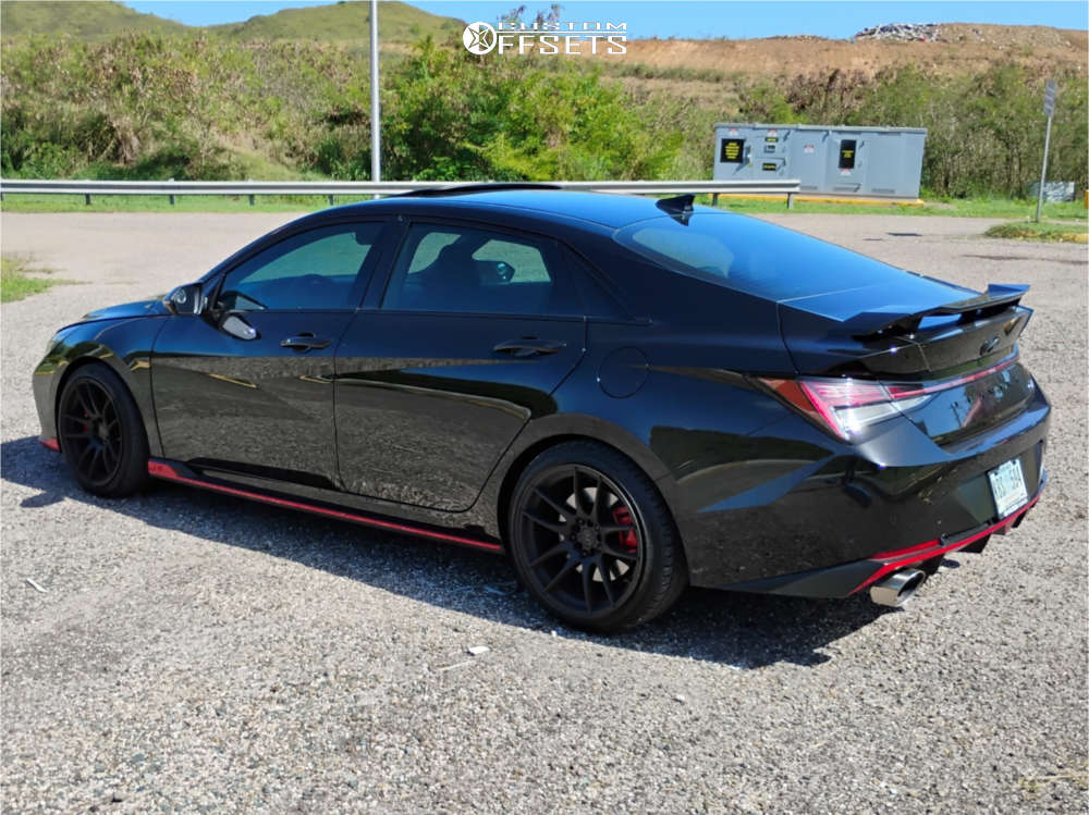 2023 Hyundai Elantra N with 18x9.5 30 JNC Jnc030 and 225/40R18 Definity ...