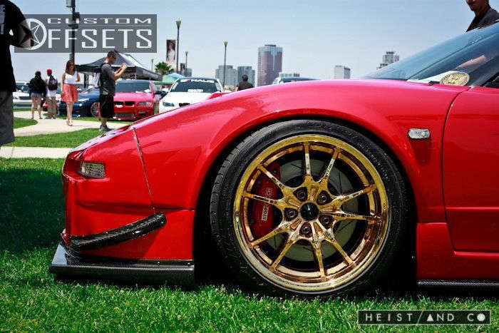 1992 Acura NSX with 17x9 22 Mugen MF10 and 235/40R17 Toyo Tires Proxes ...