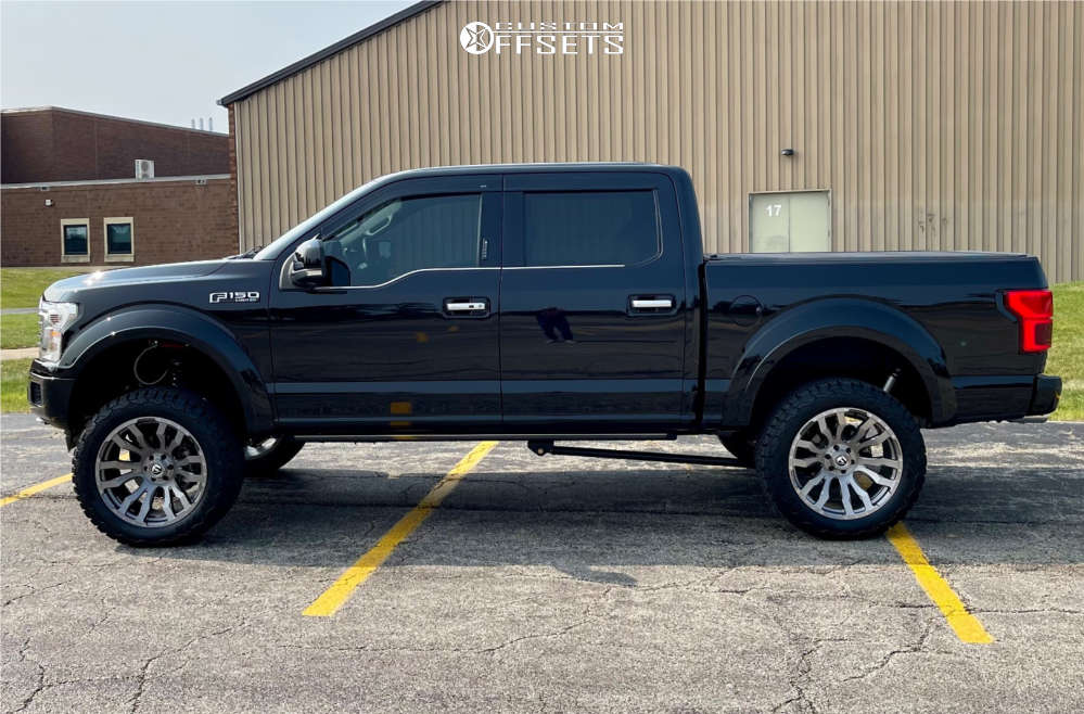 2019 Ford F-150 with 22x10 -18 Fuel Blitz and 35/12.5R22 BFGoodrich All ...