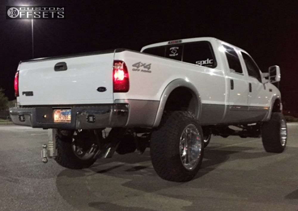 2002 Ford F-350 Super Duty with 22x14 -76 American Force JADE SS and 37 ...