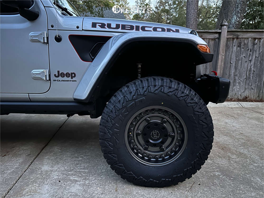 2023 Jeep Gladiator with 18x9.5 -18 Black Rhino Armory and 37/12.5R18 ...