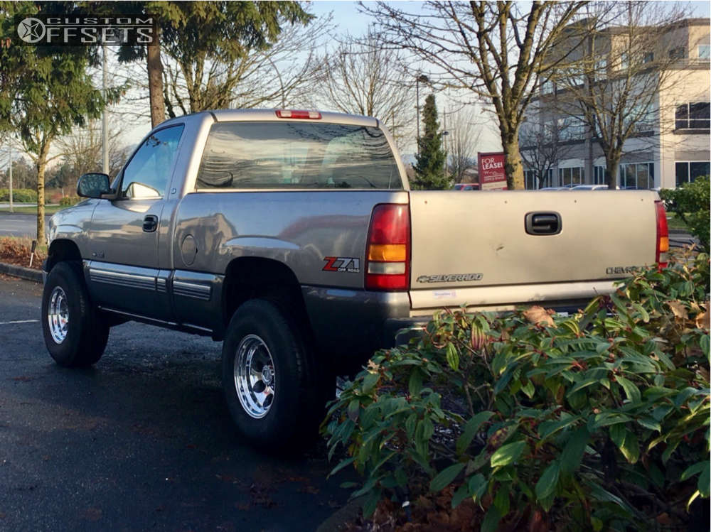 2000 Chevrolet Silverado 1500 with 16x10 -25 Pro Comp Series 69 and 285 ...