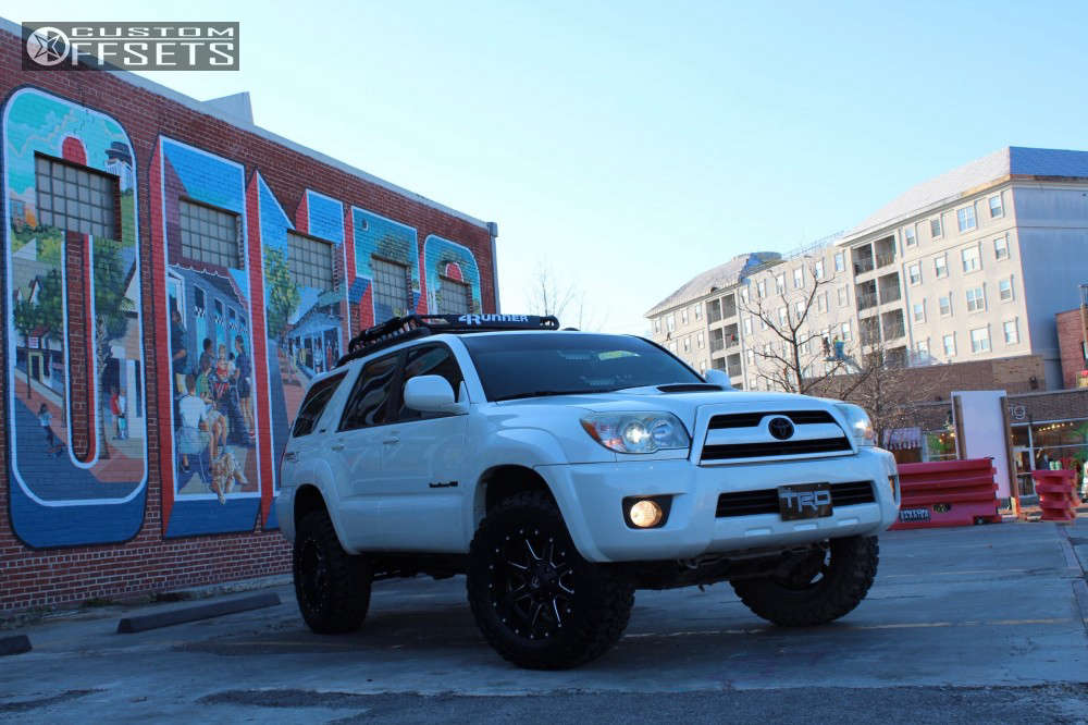 2008 Toyota 4Runner with 18x9 -12 Fuel 538 and 305/60R18 Mastercraft ...