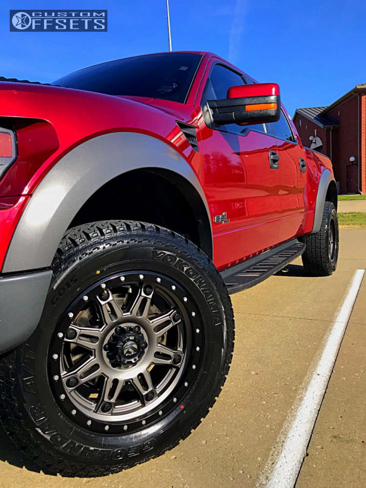 2014 Ford Raptor with 20x9 1 Fuel Hostage Iii and 35/12.5R20 Yokohama ...