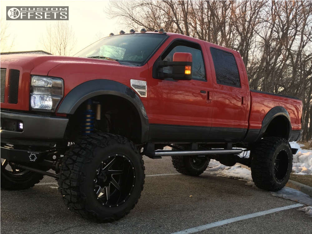2008 Ford F-250 Super Duty with 22x14 -70 Fuel Renegade and 40/15.5R22 ...