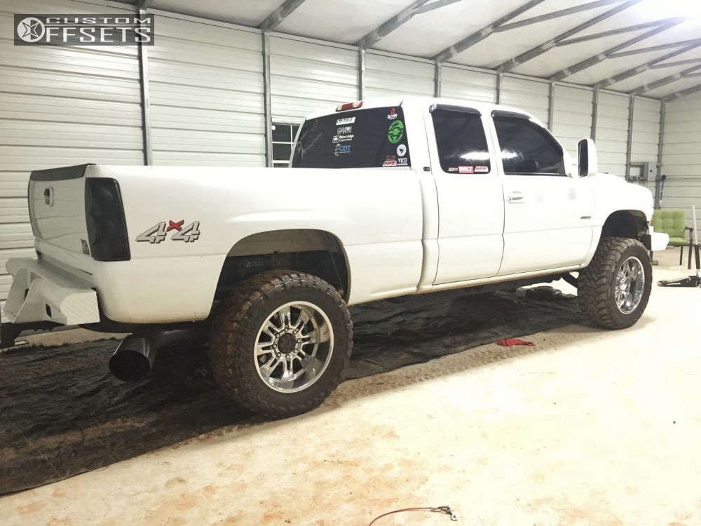2001 Chevrolet Silverado 2500 HD with 20x10 -21 Eagle Alloy 114 and 35/ ...
