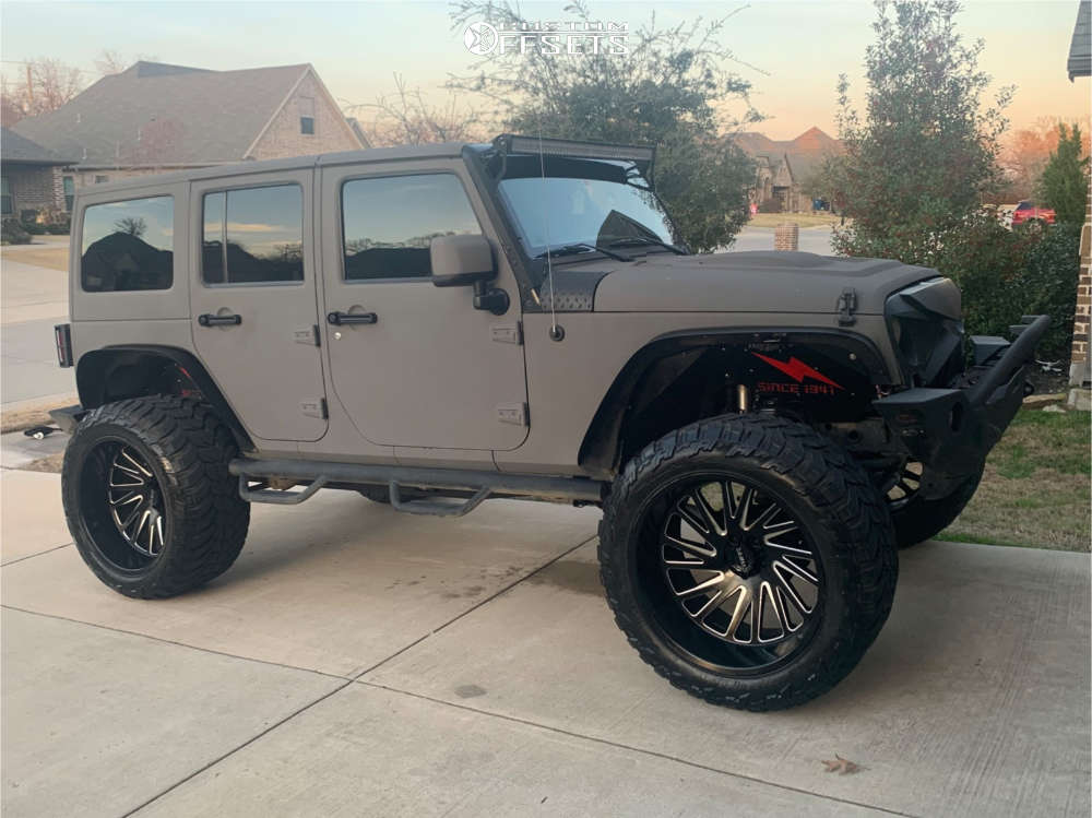 2015 Jeep Wrangler with 24x14 -72 Tuff T2a and 38/15.5R24 AMP Mud ...