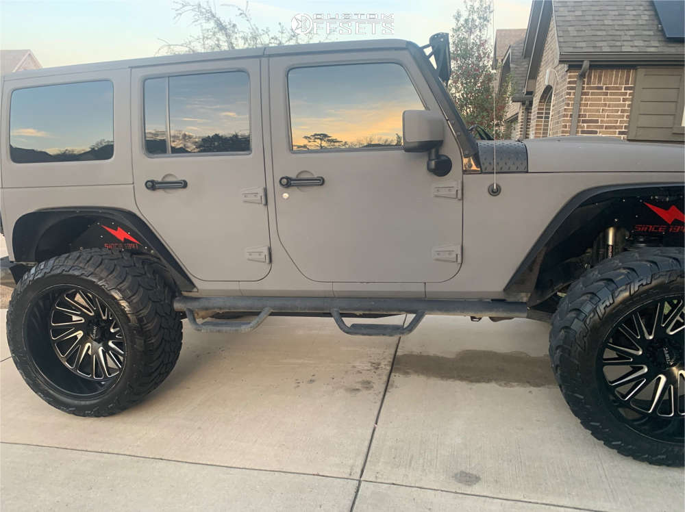 2015 Jeep Wrangler with 24x14 -72 Tuff T2a and 38/15.5R24 AMP Mud ...