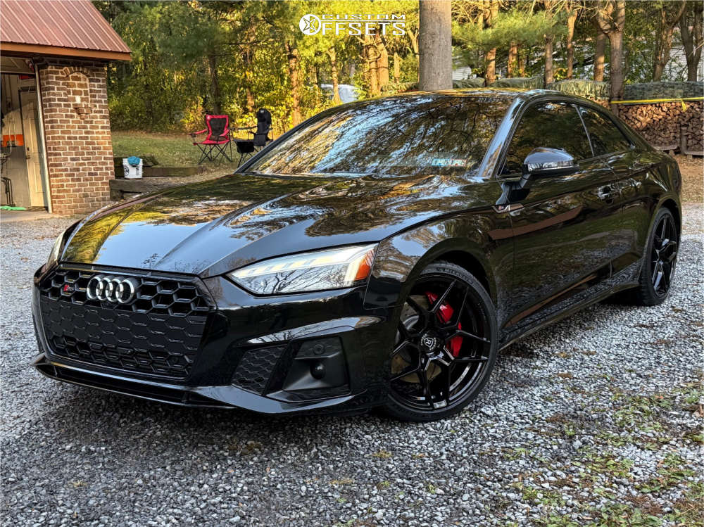 2021 Audi S5 Sportback with 19x8.5 25 Rohana Rfx11 and 235/35R19 Michelin Pilot Sport A/s 4 and ...