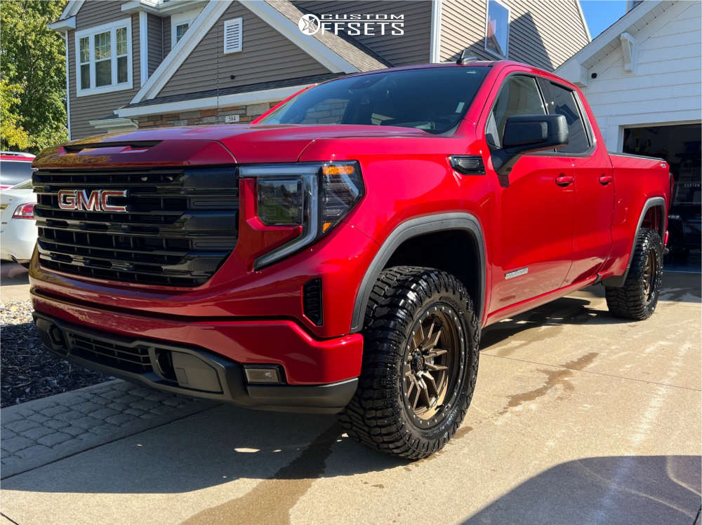 2024 GMC Sierra 1500 with 20x9 0 Lock Offroad Wheels Krawler and 33/12 ...