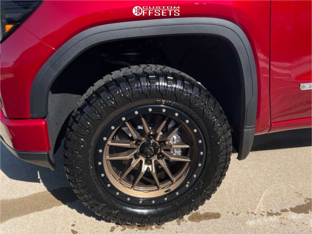 2024 GMC Sierra 1500 with 20x9 0 Lock Offroad Wheels Krawler and 33/12 ...