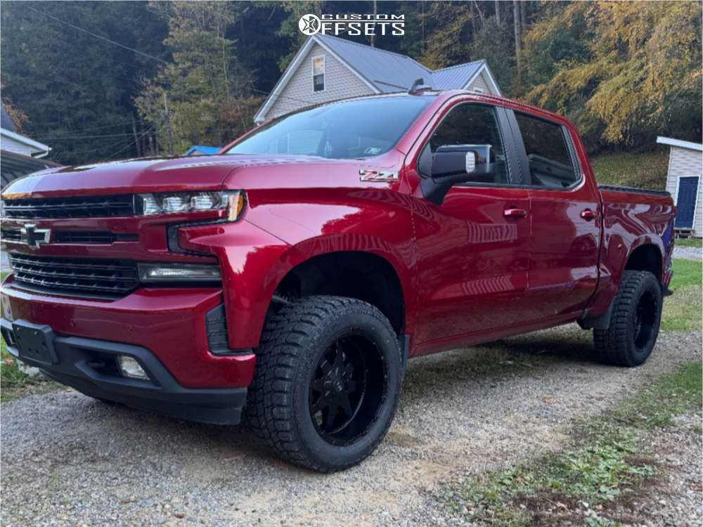 2021 Chevrolet Silverado 1500 with 20x10 -24 G-FX Tr12 and 33/12.5R20 ...