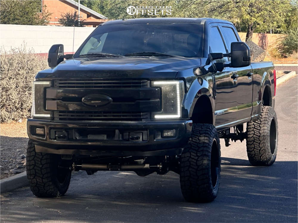 2018 Ford F-250 Super Duty with 22x12 -44 Axe Offroad Kratos and 37/13 ...