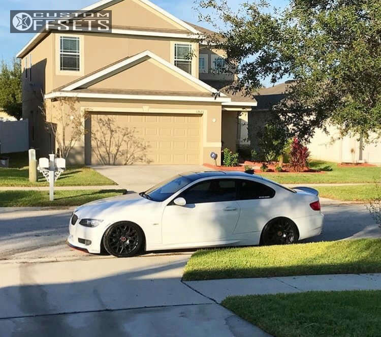 2008 BMW 328i with 18x8 34 BBS 197 and 225/40R18 Firestone Indy 500 and ...