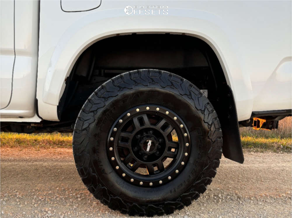 2019 Toyota Tacoma with 16x8 0 Vision Manx and 265/75R16 BFGoodrich All ...