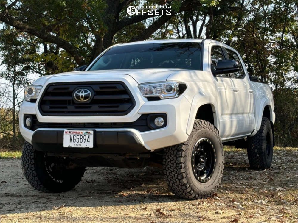 2019 Toyota Tacoma with 16x8 0 Vision Manx and 265/75R16 BFGoodrich All ...