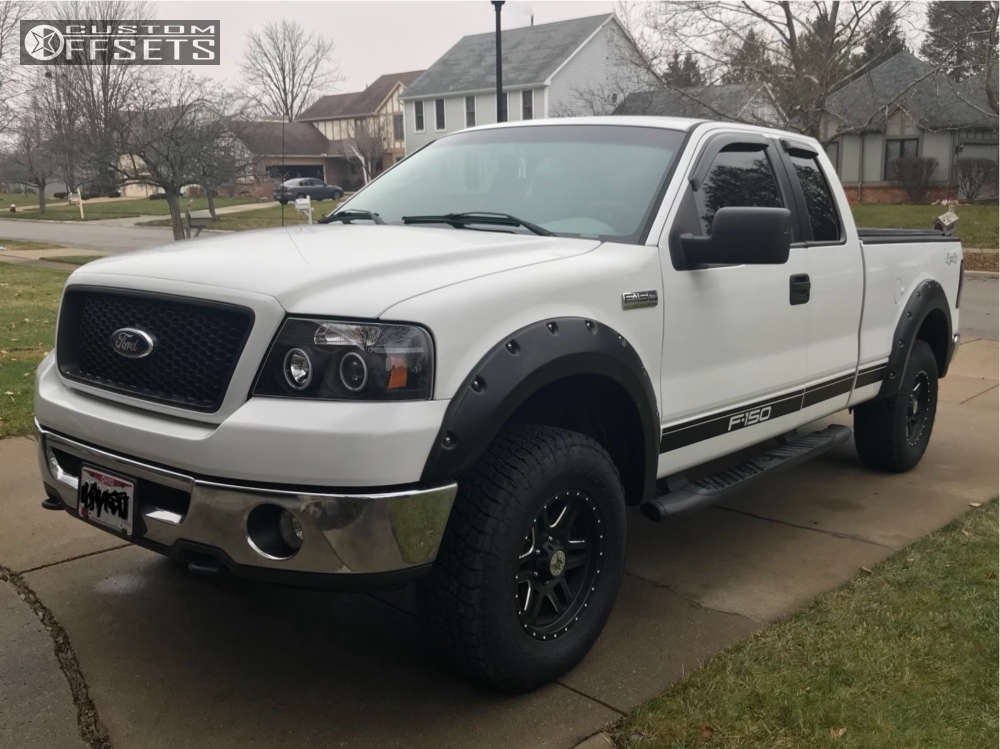 2006 Ford F-150 with 17x9 18 American Outlaw Marshal and 285/70R17 ...