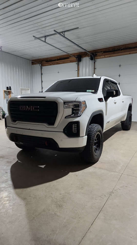 2019 GMC Sierra 1500 with 18x9 -12 Method MR305 and 285/65R18 Falken ...