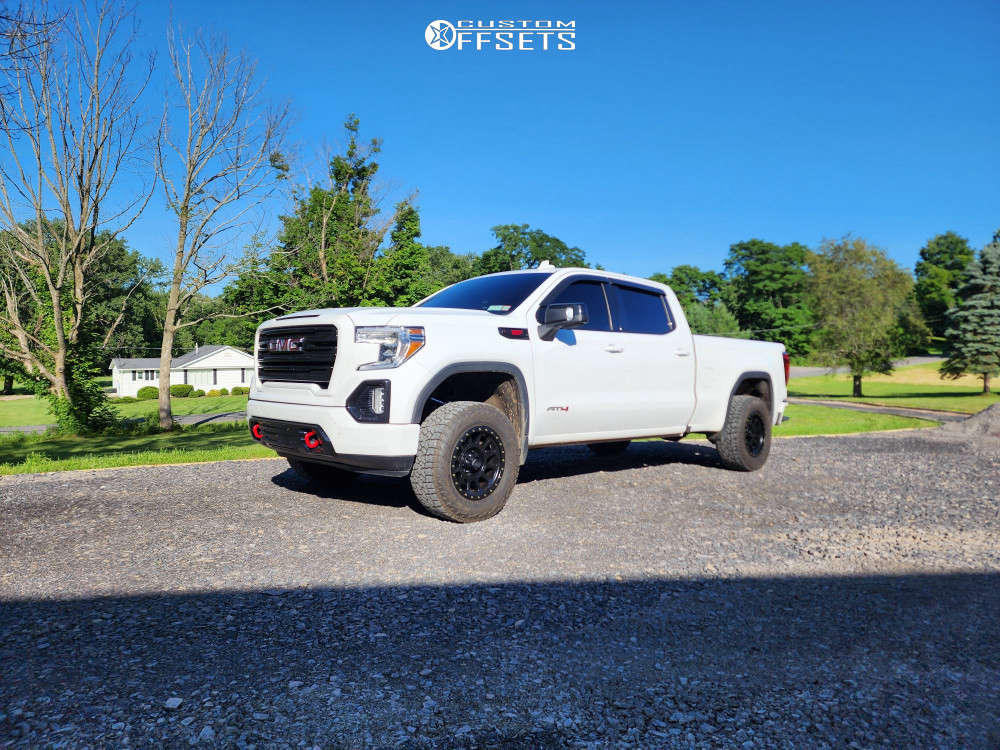 2019 GMC Sierra 1500 with 18x9 -12 Method MR305 and 285/65R18 Falken ...