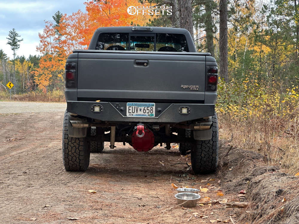 1999 Ford Ranger with 16x8 -5 Alloy Ion 171 and 295/75R16 Toyo Tires ...