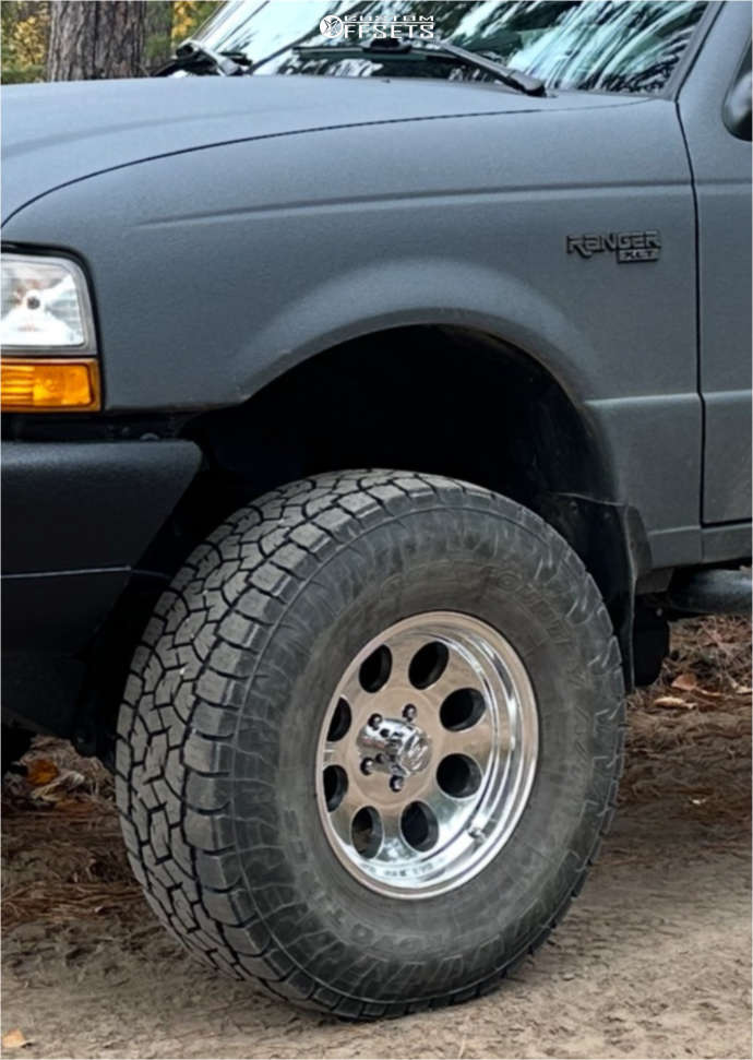 1999 Ford Ranger with 16x8 -5 Alloy Ion 171 and 295/75R16 Toyo Tires ...