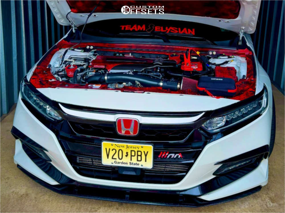 2019 Honda Accord with 19x9.5 15 Aodhan Ds09 and 235/35R19 Lionhart LX ...