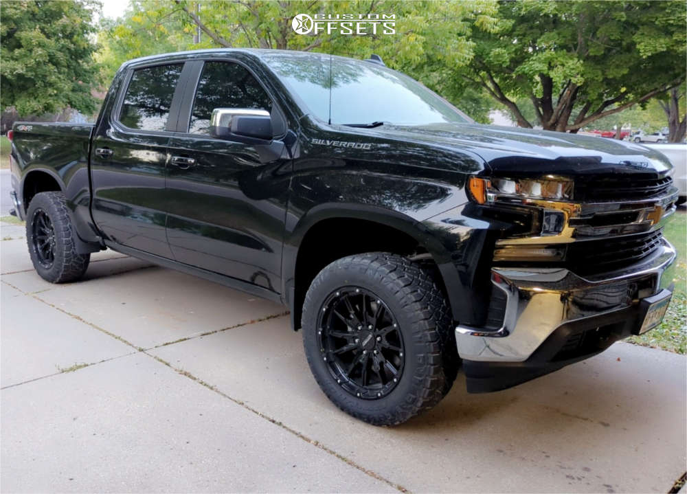 2022 Chevrolet Silverado 1500 LTD with 20x9 0 Anthem Off-Road Talon and 275/60R20 Nitto Ridge ...