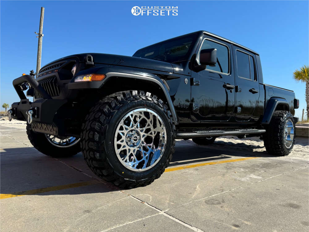2022 Jeep Gladiator with 20x12 -51 Vision Rocker and 35/12.5R20 ...