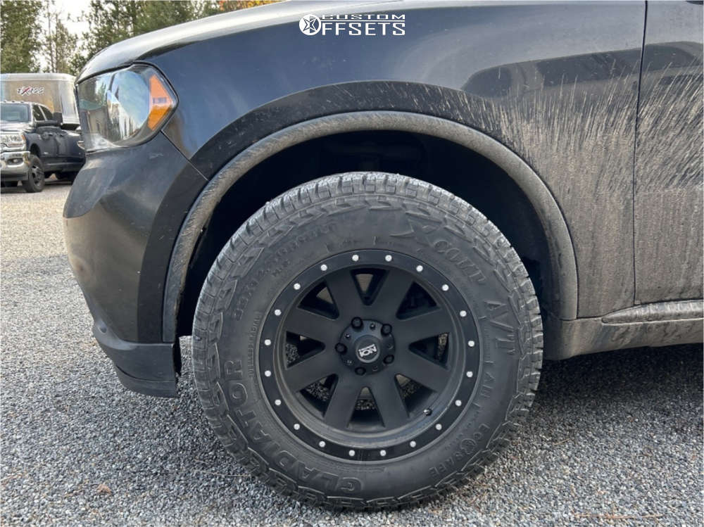 2013 Dodge Durango with 18x10 -19 Alloy Ion Style 134 and 33/12.5R18 ...