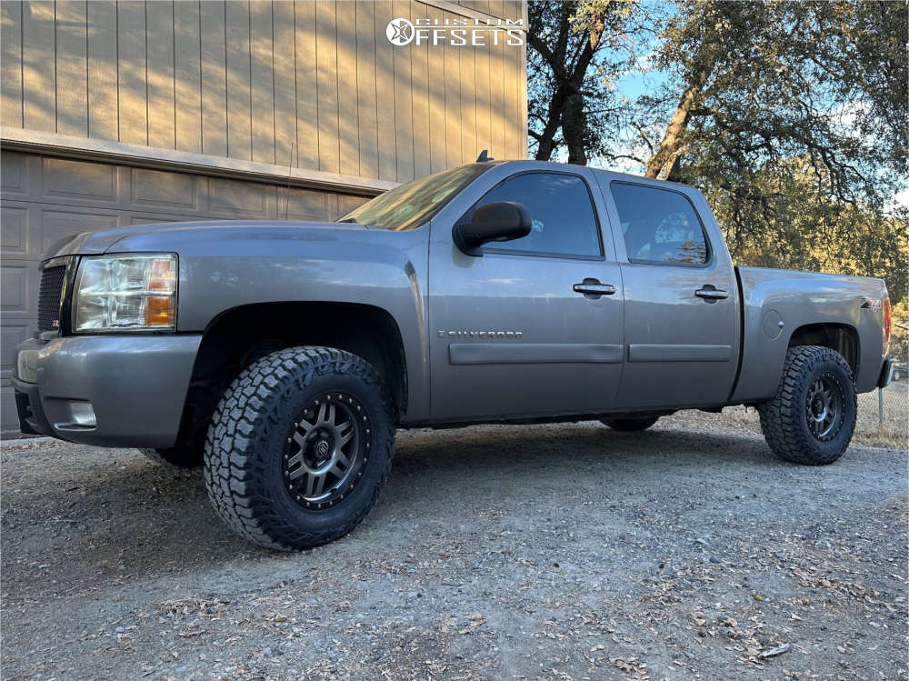 2008 Chevrolet Silverado 1500 with 17x8.5 0 Icon Alloys Six Speed and ...
