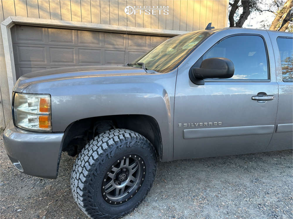 2008 Chevrolet Silverado 1500 with 17x8.5 0 Icon Alloys Six Speed and ...