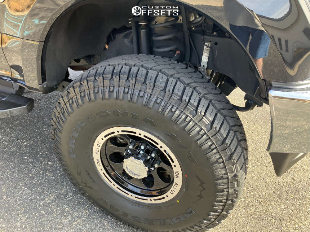 2019 Ford F-250 Super Duty with 17x9 0 Alloy Ion Style 174 and 40/13.5R17 Milestar Patagonia Xt ...