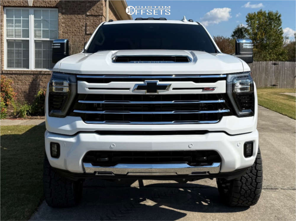 2024 Chevrolet Silverado 2500 HD with 22x10 -25 HD Offroad Nuisance and ...