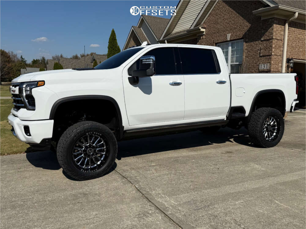2024 Chevrolet Silverado 2500 HD with 22x10 -25 HD Offroad Nuisance and ...
